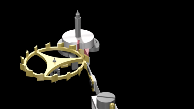 Arnold and Earnshaw — Spring Detent Escapement, 1782 – Redfern Animation